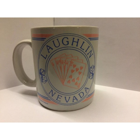 Unbranded | Dining | Laughlin Nevada Coffee Mug Dice Cards White Gift ...